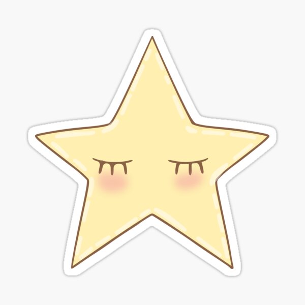"Cute star" Sticker for Sale by MooRoar | Redbubble