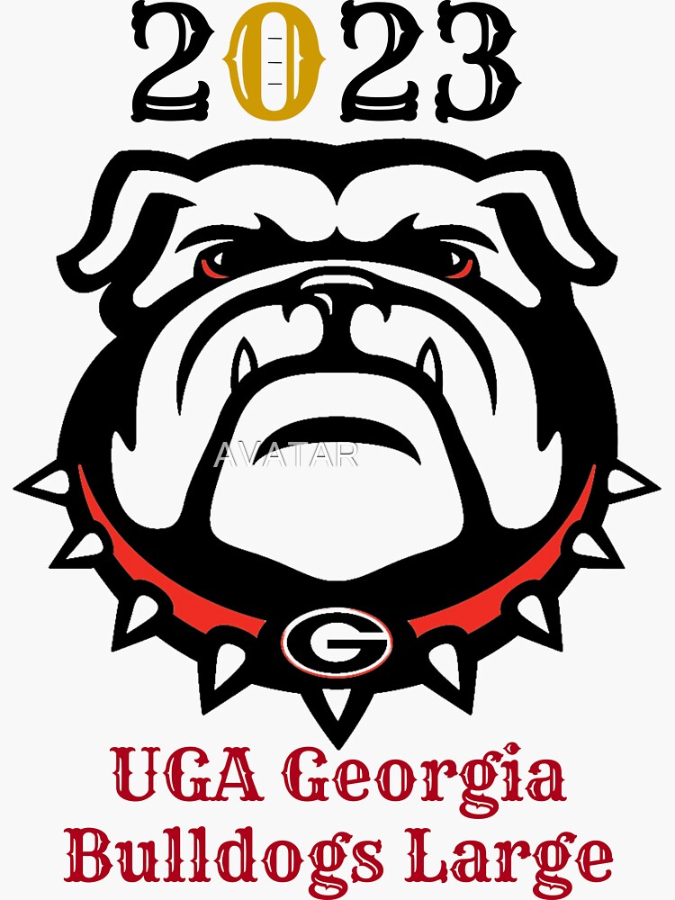 "UGA SEC Champions | Georgia dawgs, Georgia bulldogs" Sticker for Sale ...