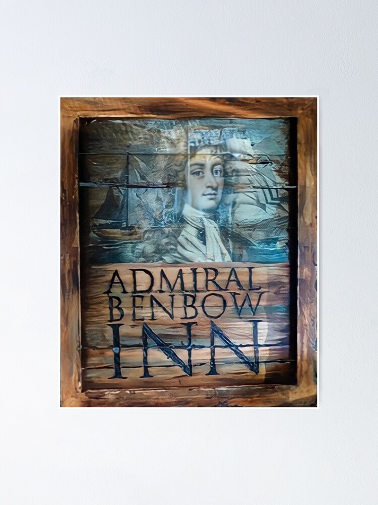 "Admiral Benbow Inn signage" Poster for Sale by stacyfashion | Redbubble