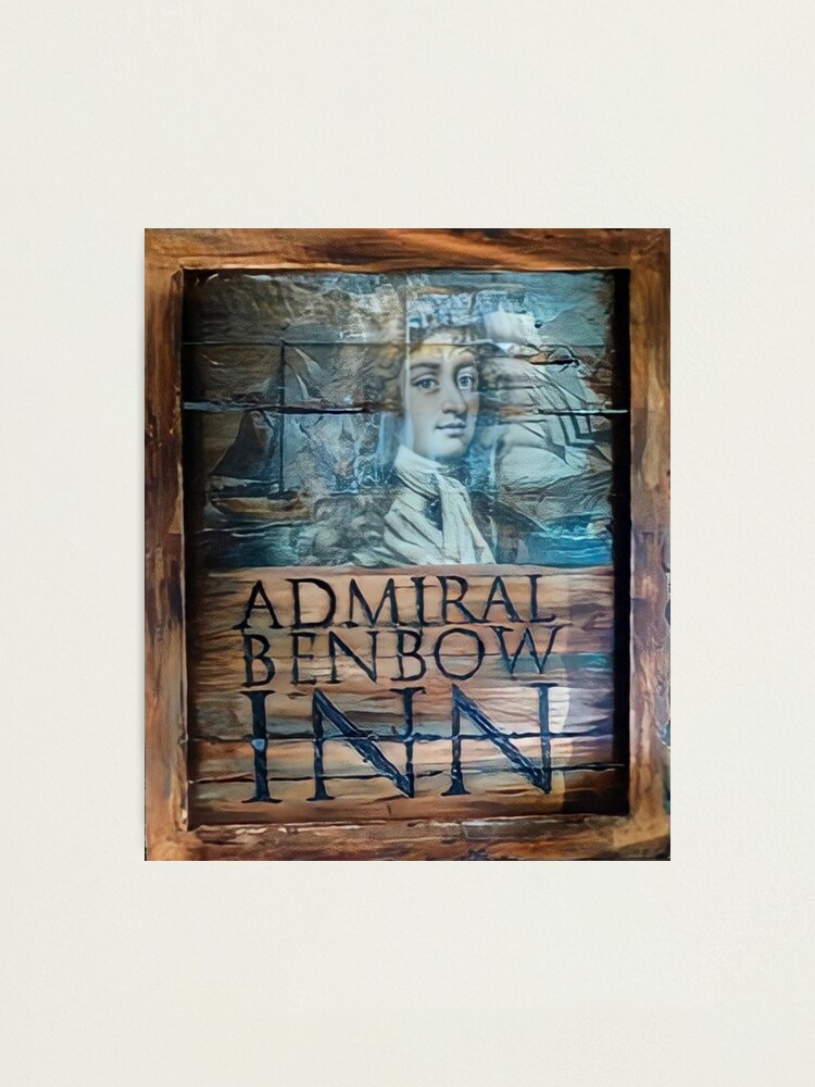 Lámina fotográfica «Señalización del Almirante Benbow Inn» de ...