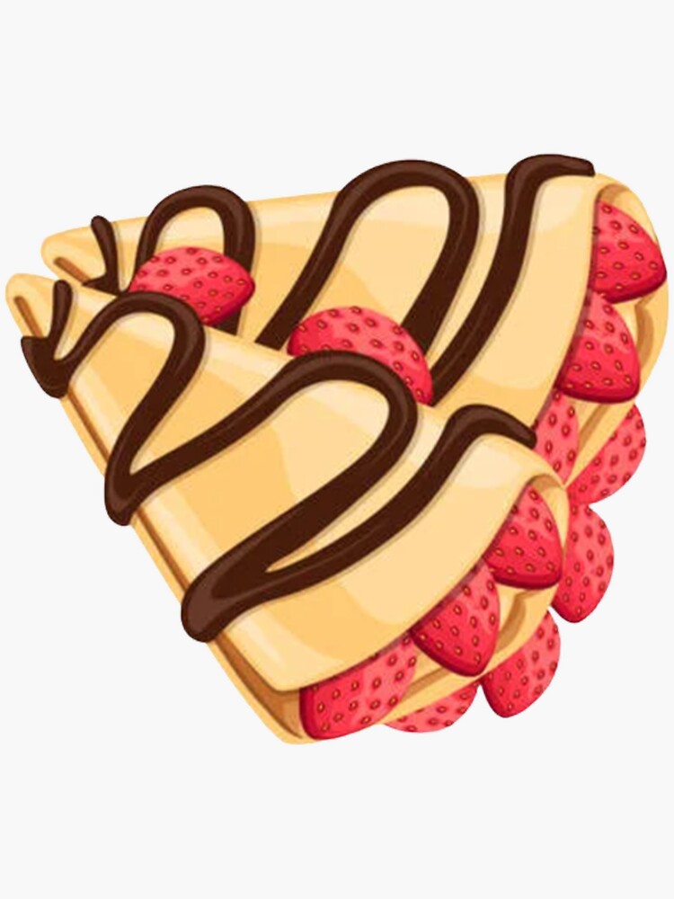 "Crêpes 4 Ever!" Sticker for Sale by styleslam | Redbubble
