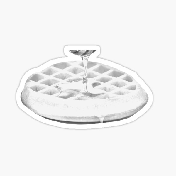 "Waffle" Sticker for Sale by HeartofDesigns | Redbubble