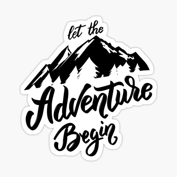 "Let's The 1st Grade Adventure Begin" Sticker for Sale by diyaeART ...