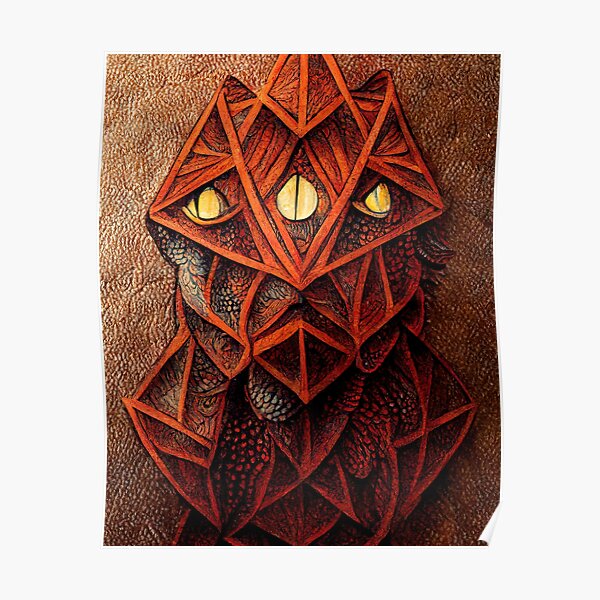 Póster «Mitología griega: La Mantícora 2» de CEVmemories | Redbubble