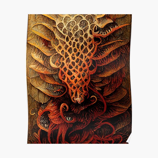 "Greek mythology : The Manticore 4" Poster for Sale by CEVmemories | Redbubble