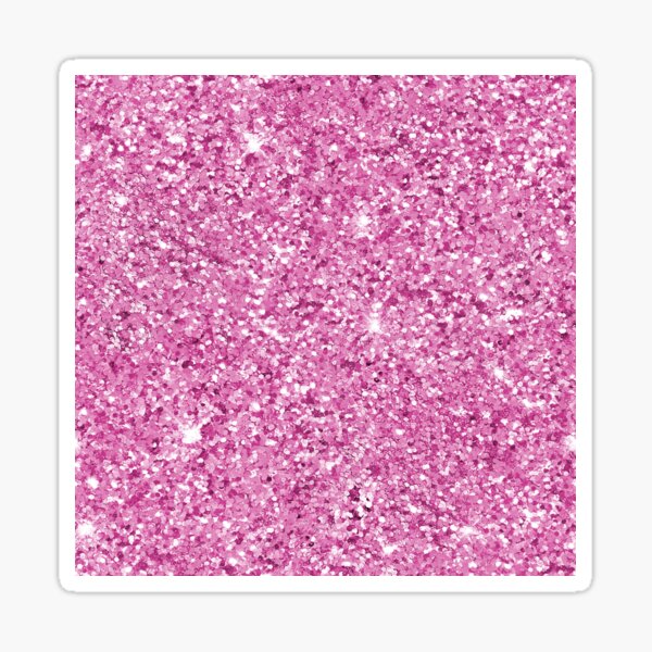 "Girly Pink Sparkle Glitter" Sticker for Sale by pencreations | Redbubble