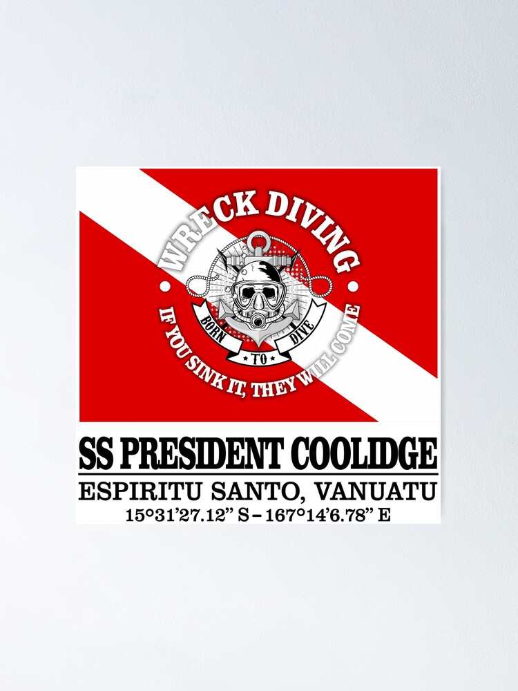 "SS President Coolidge (best wrecks)" Poster for Sale by curranmorgan ...