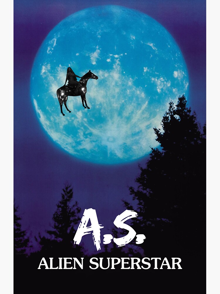 "Alien Superstar (ET)" Sticker for Sale by DedicatedStore | Redbubble