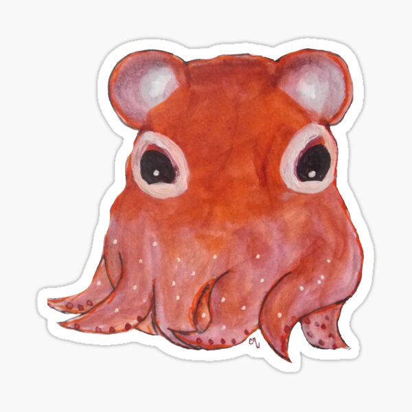 "Dumbo Octopus" Sticker for Sale by thehuglife | Redbubble