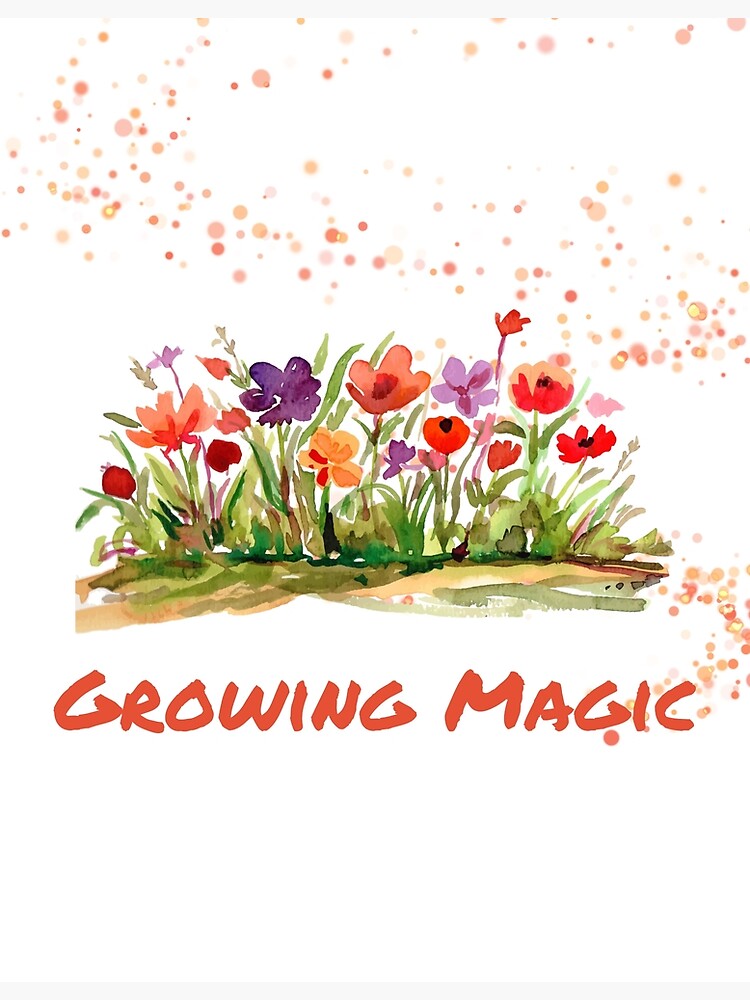 Growing Magic Premium Matte Vertical Poster