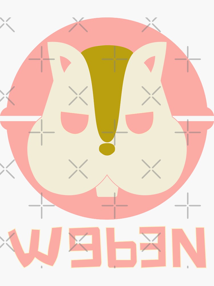 "Kurumi Walnut of Lycoris Recoil Lyco Reco Cafe" Sticker for Sale by ...