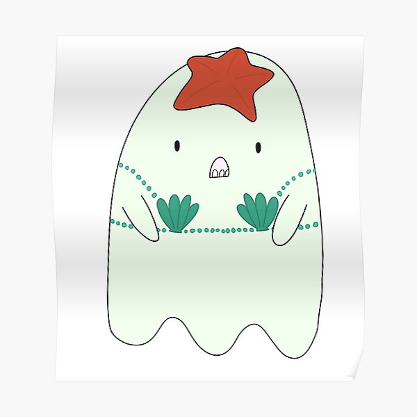 "Mermaid ghost" Poster for Sale by sarahaviv | Redbubble
