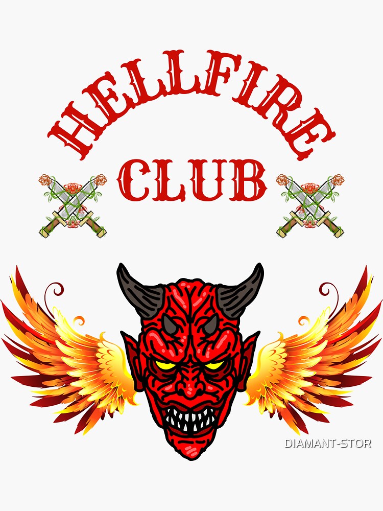 "Hellfire Club" Sticker for Sale by DIAMANT-STOR | Redbubble