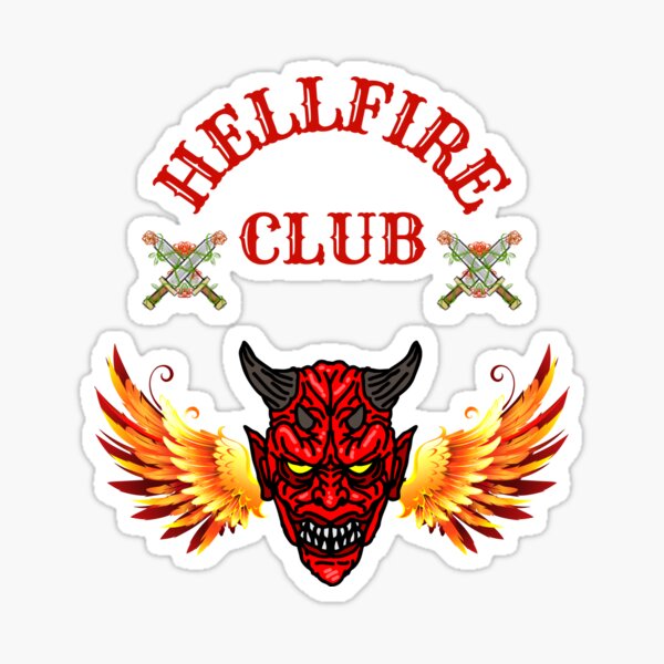 "Hellfire Club" Sticker for Sale by DIAMANT-STOR | Redbubble