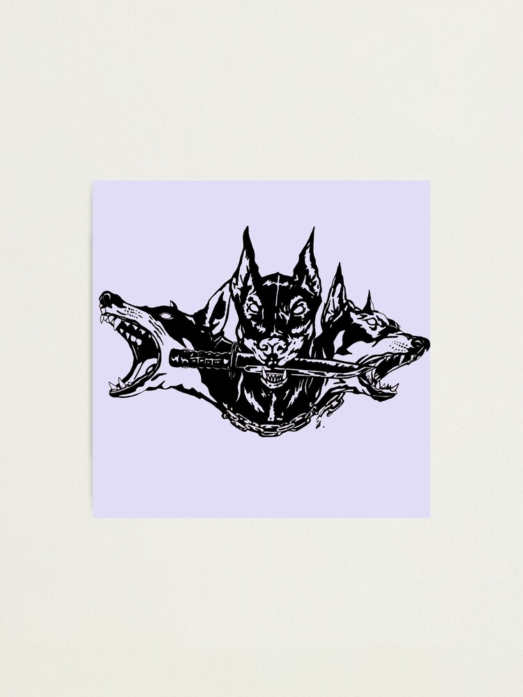 "Cerberus Traditional Tattoo - Cerber Tatoo Flash Sheet - New School ...