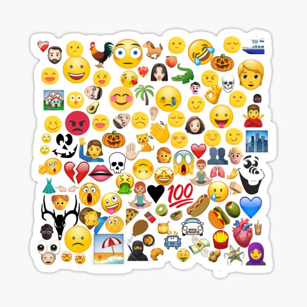 "emoji" Sticker for Sale by meriasign | Redbubble