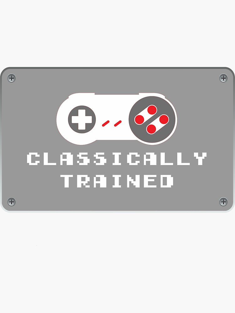 "Classically Trained #2 - Grey (on Black)" Sticker for Sale by ...