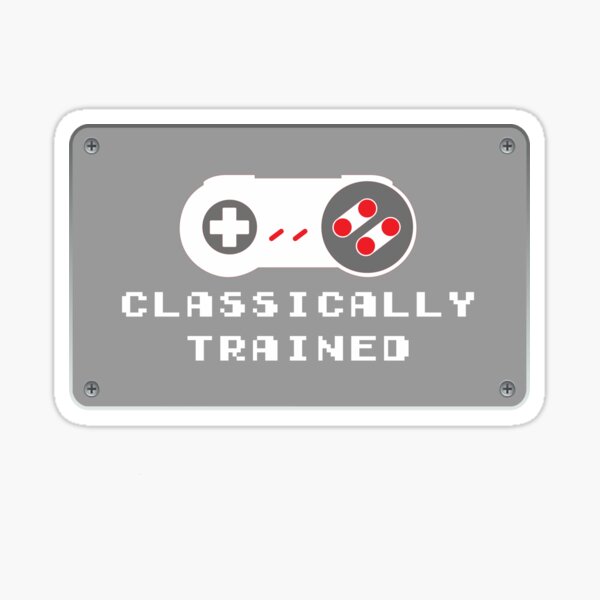 "Classically Trained #2 - Grey (on Black)" Sticker for Sale by ...