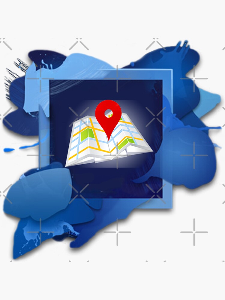 "gps" Sticker for Sale by y33top | Redbubble