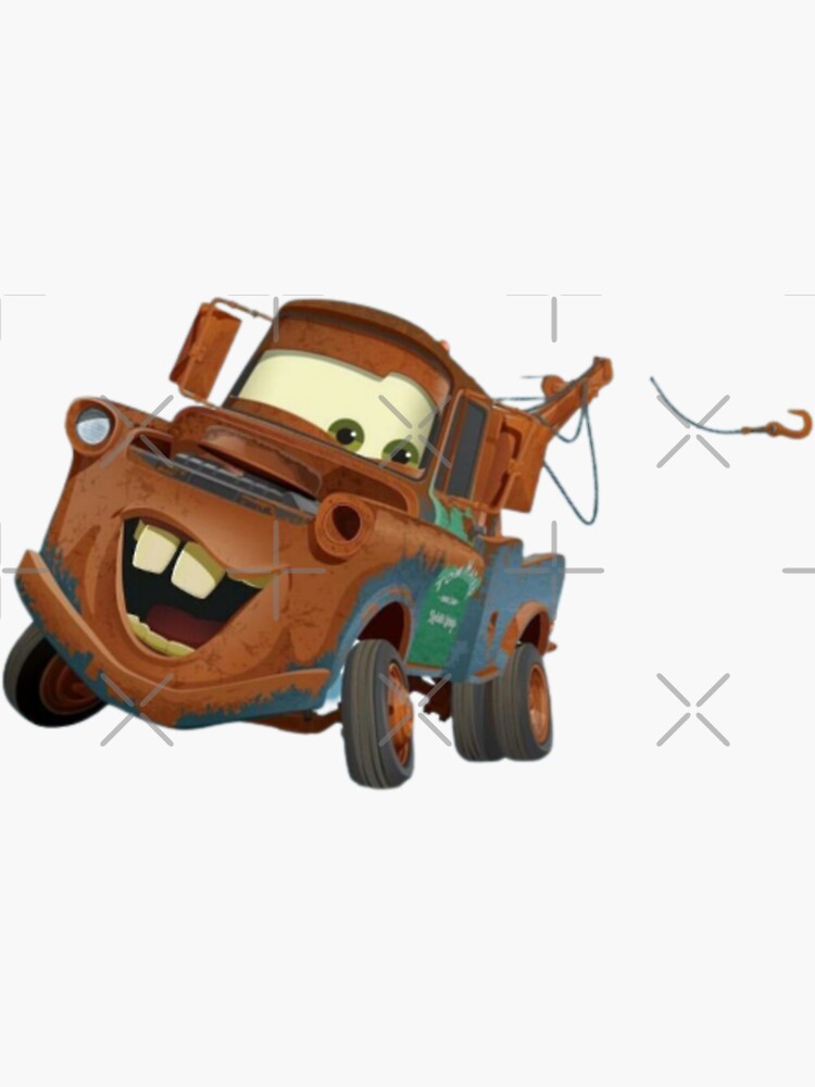 "Tow mater " Sticker for Sale by ALAnimes | Redbubble