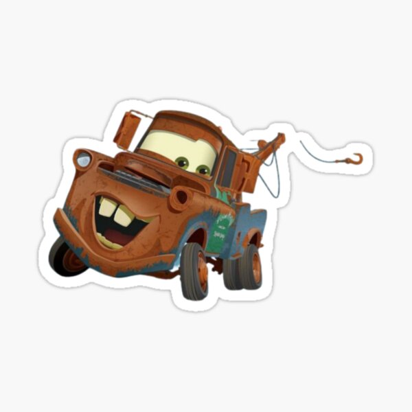 "Tow mater " Sticker for Sale by ALAnimes | Redbubble