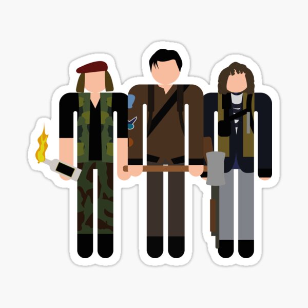 "Monster Slaying Trio" Sticker for Sale by watsonprime | Redbubble