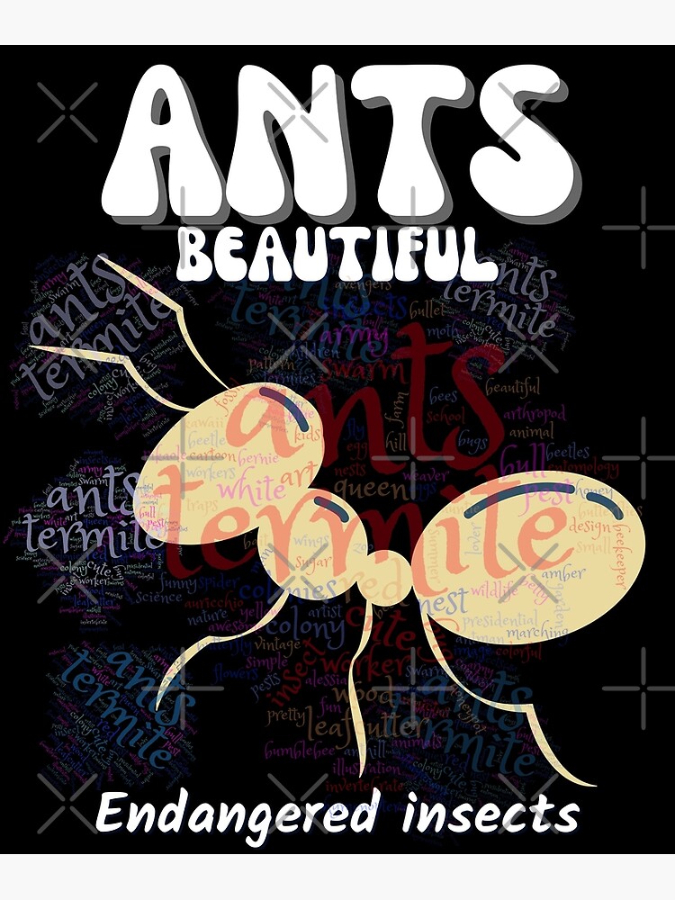 " Endangered Ants" Poster for Sale by yassooarts | Redbubble