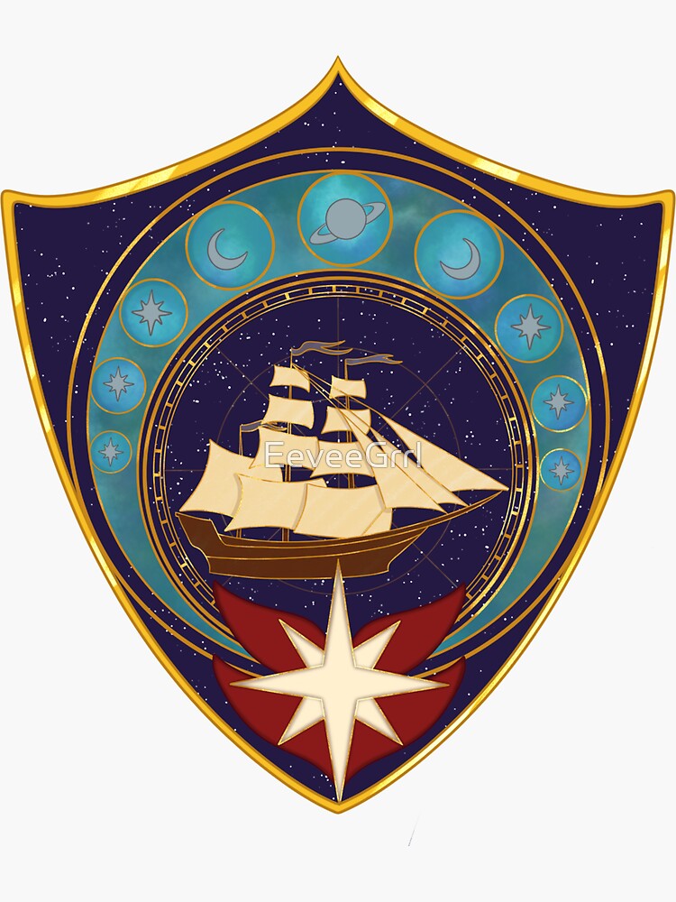 "Spelljammer Cadet badge" Sticker for Sale by EeveeGrrl | Redbubble