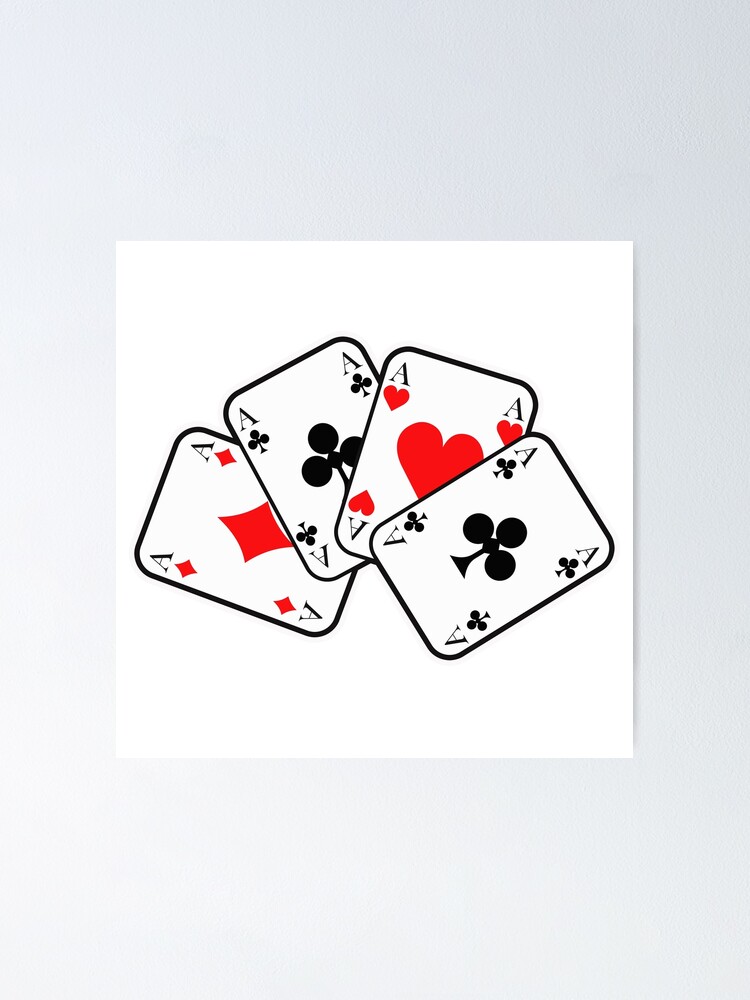 "Kriegsmarine U-Boot U-107 - 4 Asse weißer Rand - Clean Style" Poster ...