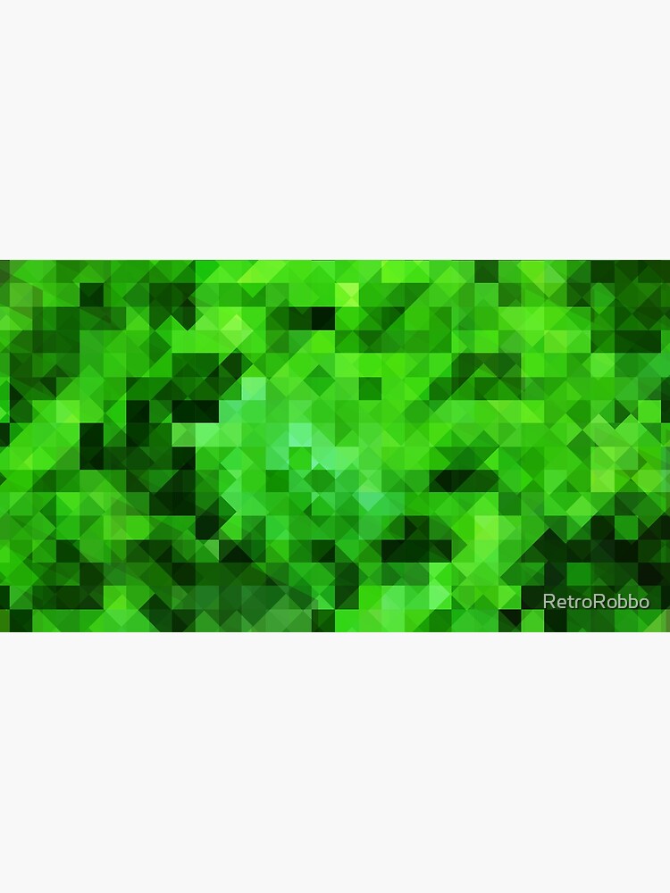 "Green Pixels Game Art" Art Print for Sale by RetroRobbo | Redbubble