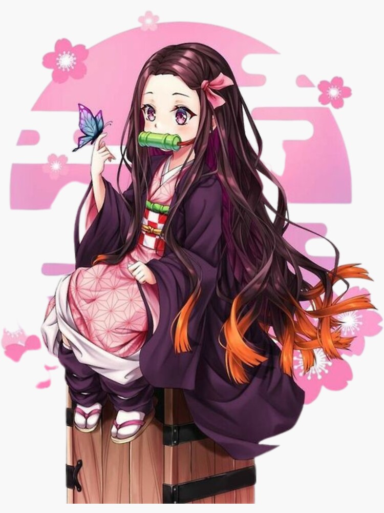 "demon slayer kimetsu no yaiba anime kawaii" Sticker for Sale by lamia3 ...