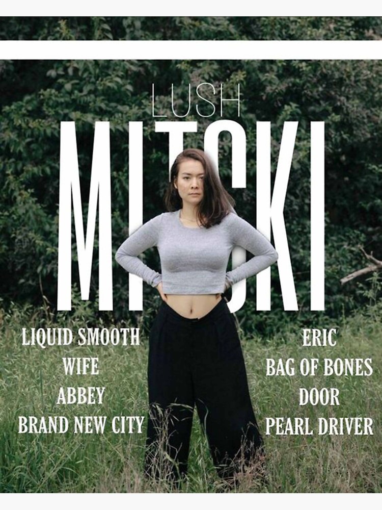 "Lush Mitski Poster music" Sticker for Sale by maryedwarde | Redbubble