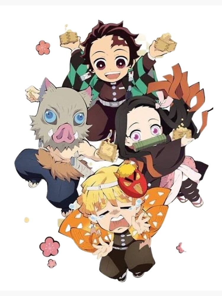 "demon slayer kimetsu no yaiba anime kawaii" Poster for Sale by lamia3 ...