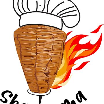 "Shawarma logo." Art Board Print for Sale by HakanKACAR2014 | Redbubble