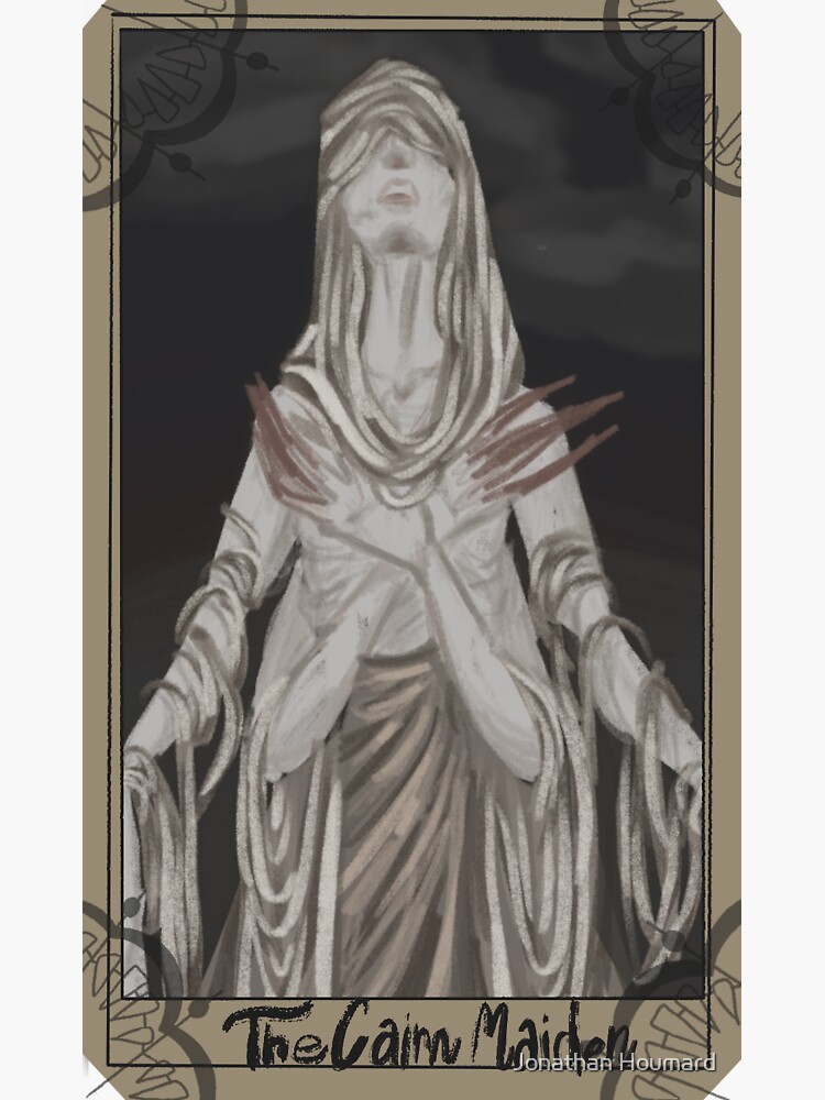 "The Cairn Maiden Tarot Card- Silt Verses" Sticker for Sale by Jonathan ...