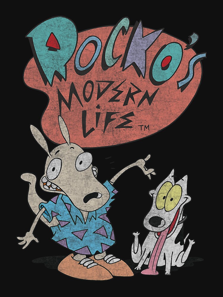 "Nickelodeon Rocko's Modern Life Rocko and Spunky" T-shirt for Sale by ...