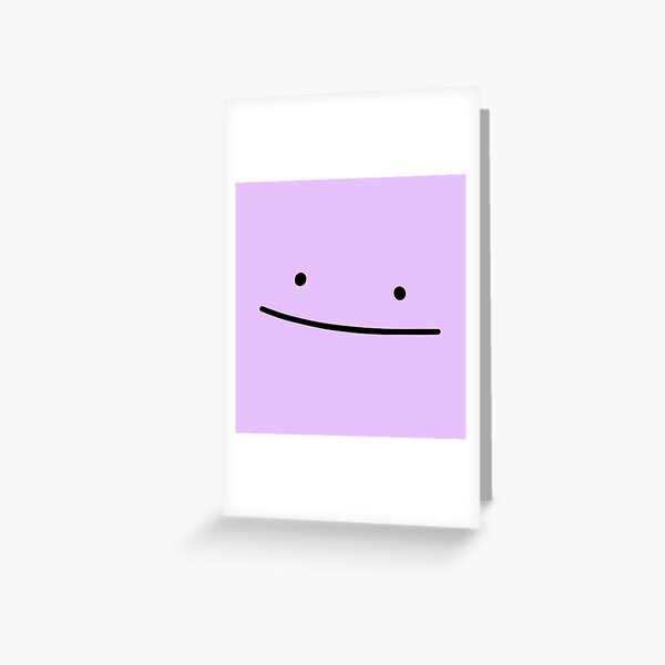 "Ditto Face" Greeting Card for Sale by Biochao | Redbubble