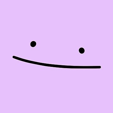 "Ditto Face" Sticker for Sale by Biochao | Redbubble