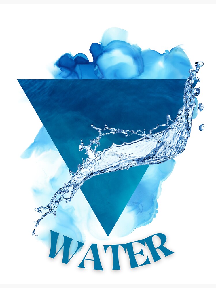 "Water Element Symbol " Sticker for Sale by 4ofLikeKind | Redbubble