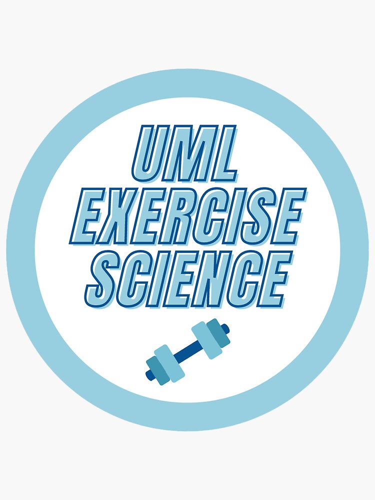 "UML Exercise Science " Sticker for Sale by Veronica-M | Redbubble