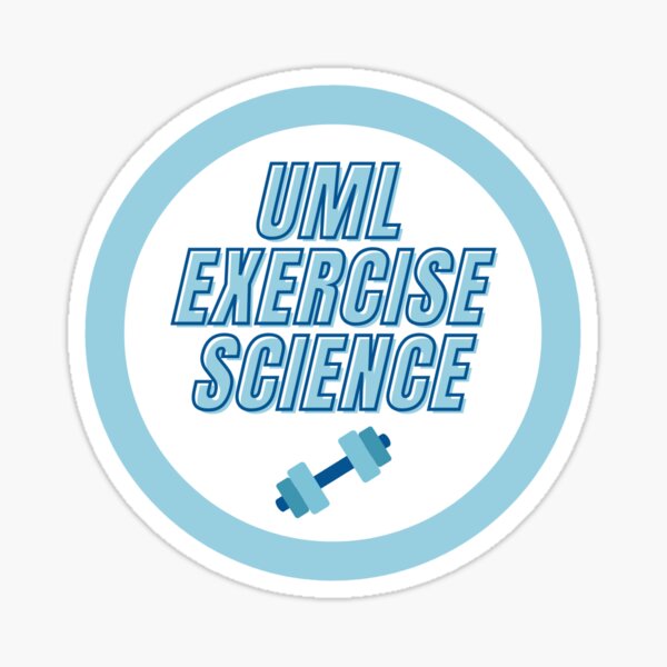 "UML Exercise Science " Sticker for Sale by Veronica-M | Redbubble
