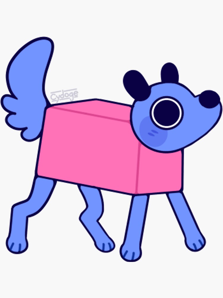 "Wobbledog " Sticker for Sale by Cydoge | Redbubble