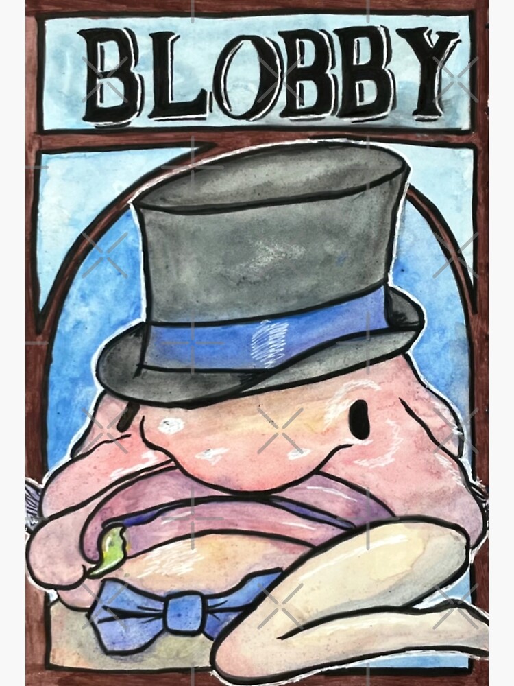 "Realistic Blobby" Poster for Sale by LilyTheRaclaw | Redbubble