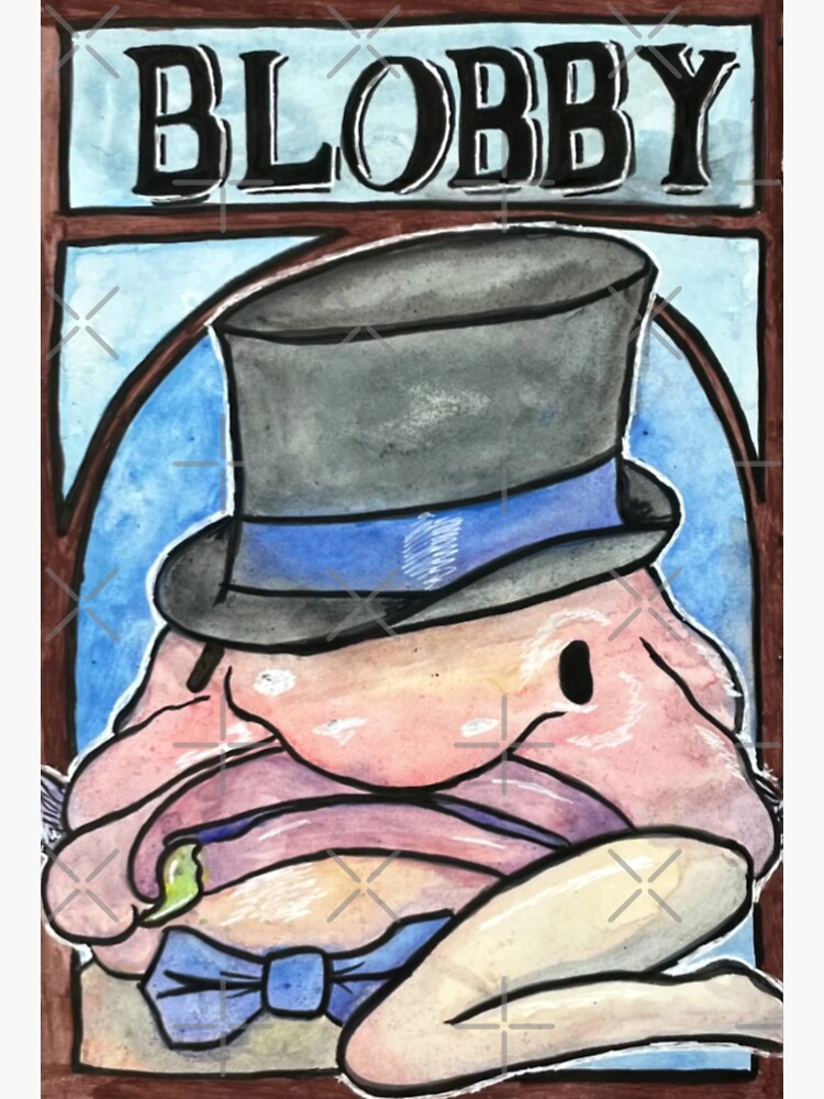 "Realistic Blobby" Sticker for Sale by LilyTheRaclaw | Redbubble