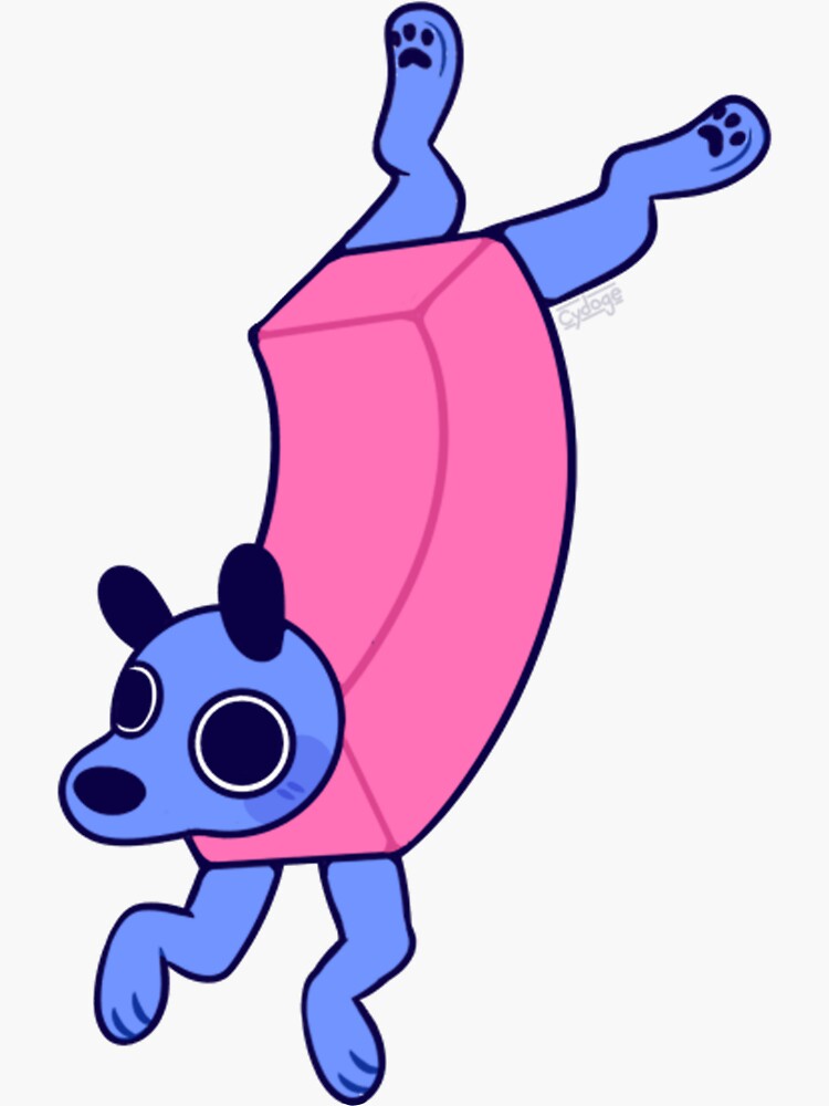 "Wobbled Dog " Sticker for Sale by Cydoge | Redbubble