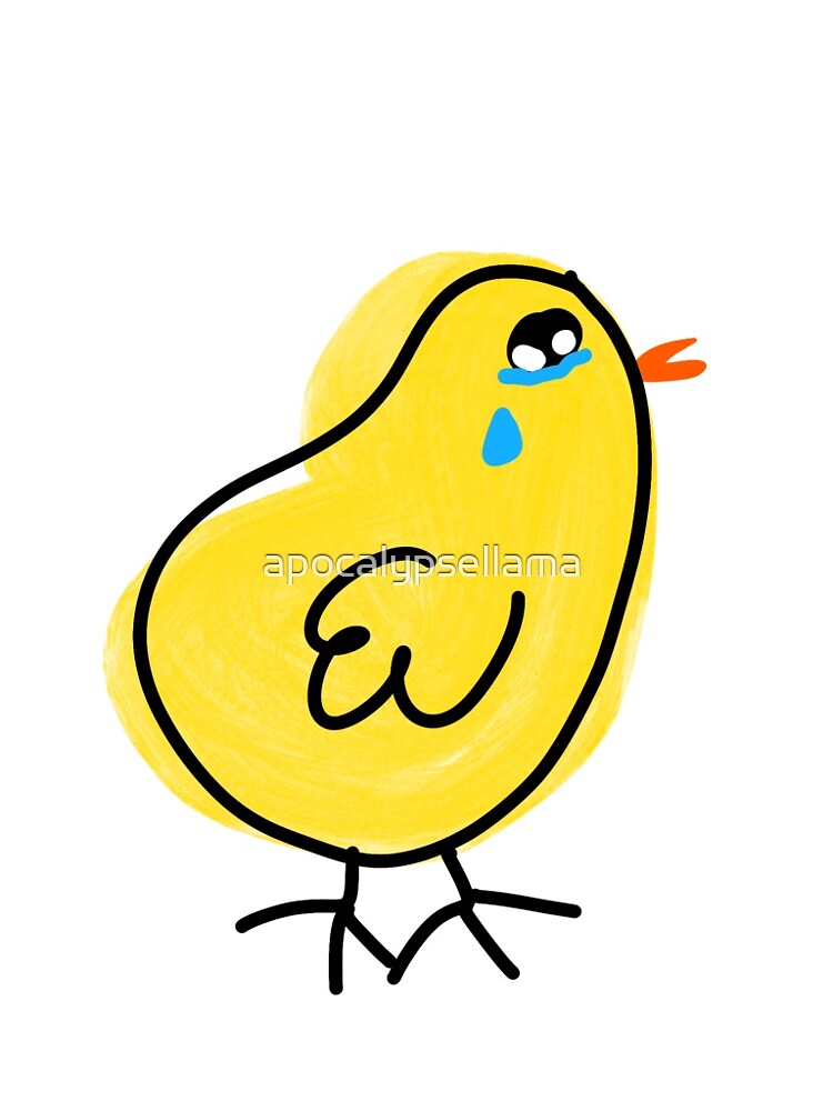"Sad Duck" Sticker for Sale by apocalypsellama | Redbubble