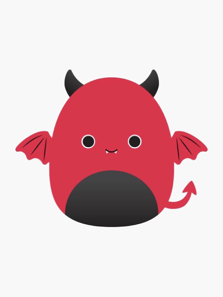 "Halloween devil squishmallow" Sticker for Sale by cherylshuster ...