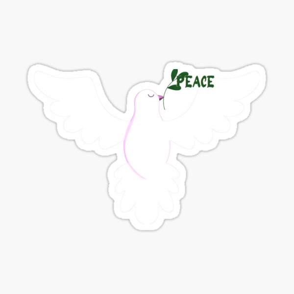 "Dove Of Peace" Sticker for Sale by sialharbi | Redbubble