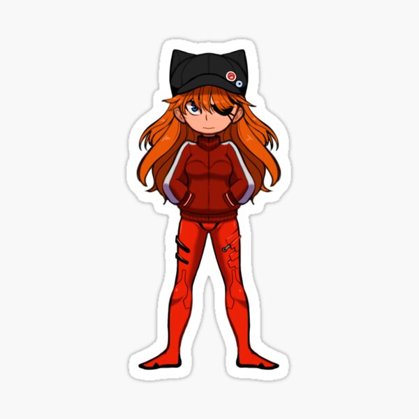 "Asuka" Sticker by SkyDancerArts | Redbubble