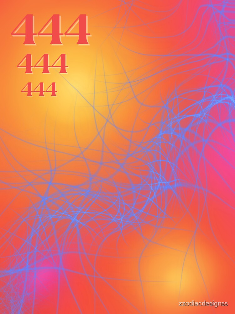 "444 Angel Number Energy" Sticker for Sale by zzodiacdesignss | Redbubble
